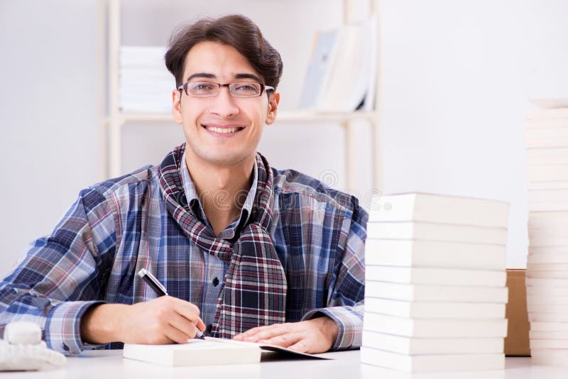 The Writer Presenting His Books To Public Stock Image - Image of author ...