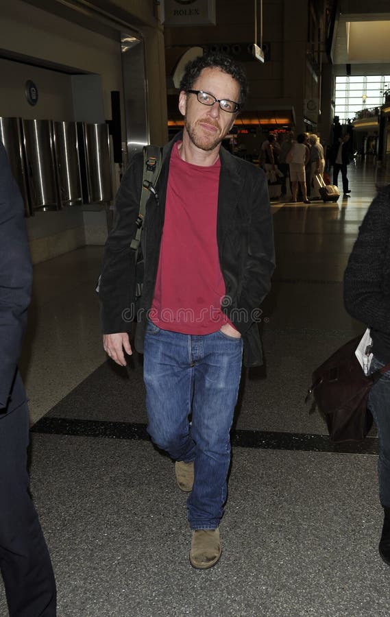 Writer Producer Ethan Cohen is Seen at LAX Editorial Photography ...