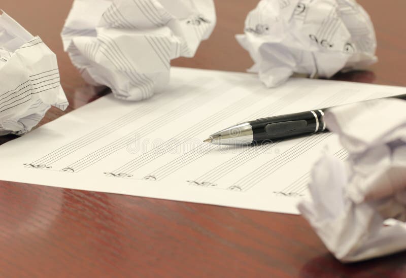 Writer s Block stock image. Image of crumple, balls, frustration - 17231583