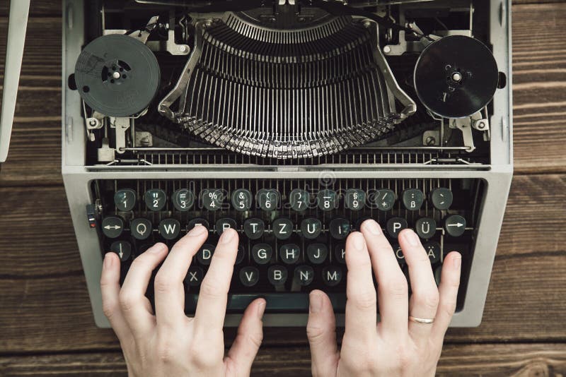 Retro writing machine. stock photo. Image of horizontal - 79527248