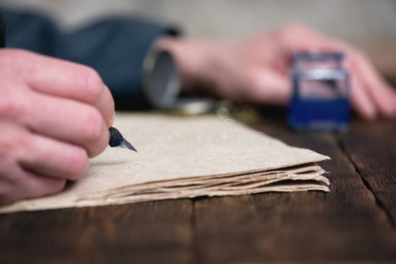 Quill Pen Signing Declaration Stock Photos - Free & Royalty-Free Stock ...