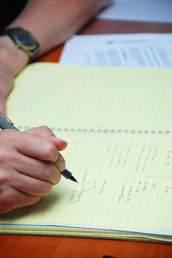 Writing stock image. Image of writing, study, handwriting - 16334825