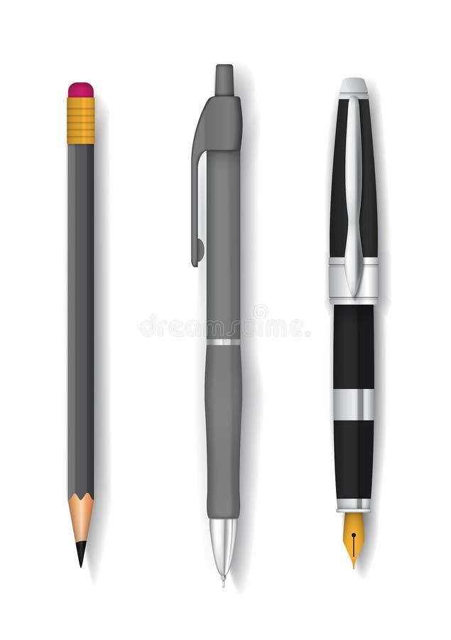 Accessories for writing stock vector. Illustration of easel - 24266439