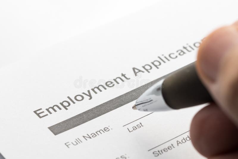 Writing Application form stock photo. Image of application - 61641530