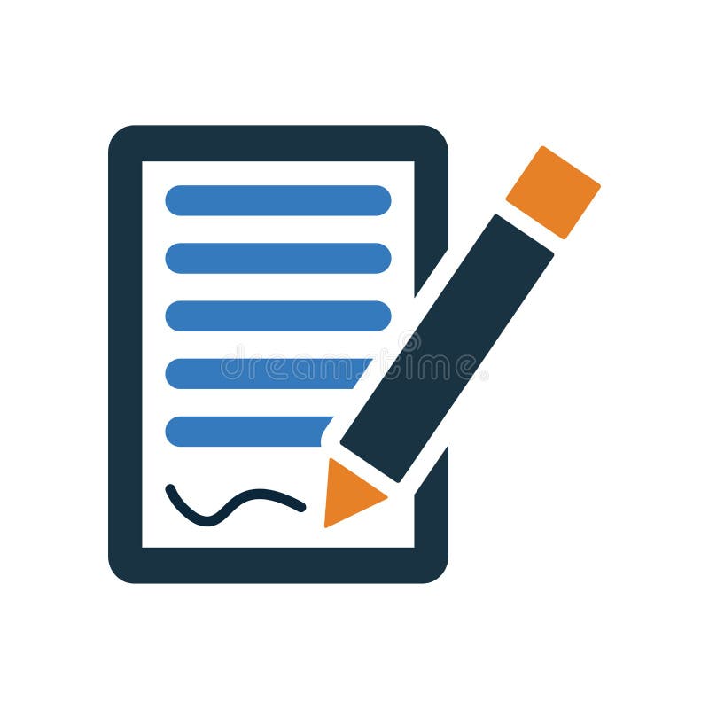 Writing, Article, Blog, Write Icon. Simple Editable Vector Graphics ...