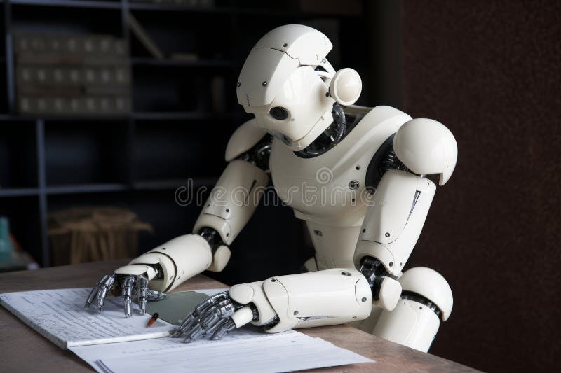 Writing Robot Stock Illustrations – 3,107 Writing Robot Stock ...
