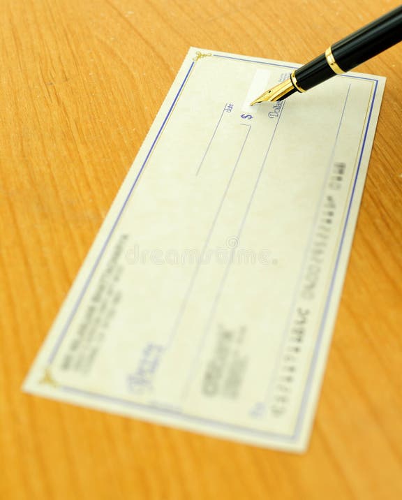 Writing a check stock image. Image of investing, financial - 10715365