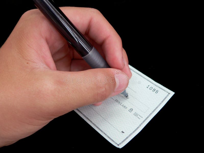 Cheque stock image. Image of writing, money, bearer, payment - 906567
