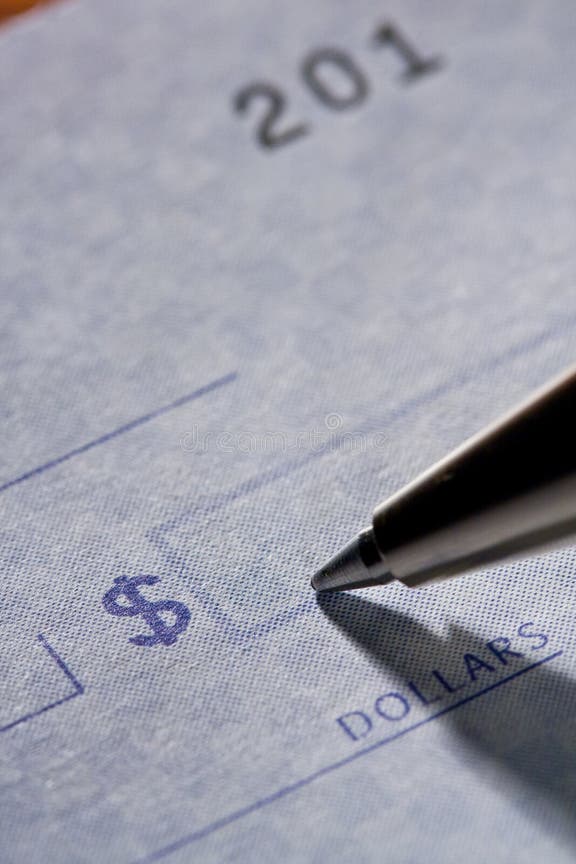 Writing a check stock image. Image of writing, bill, paying - 14415547