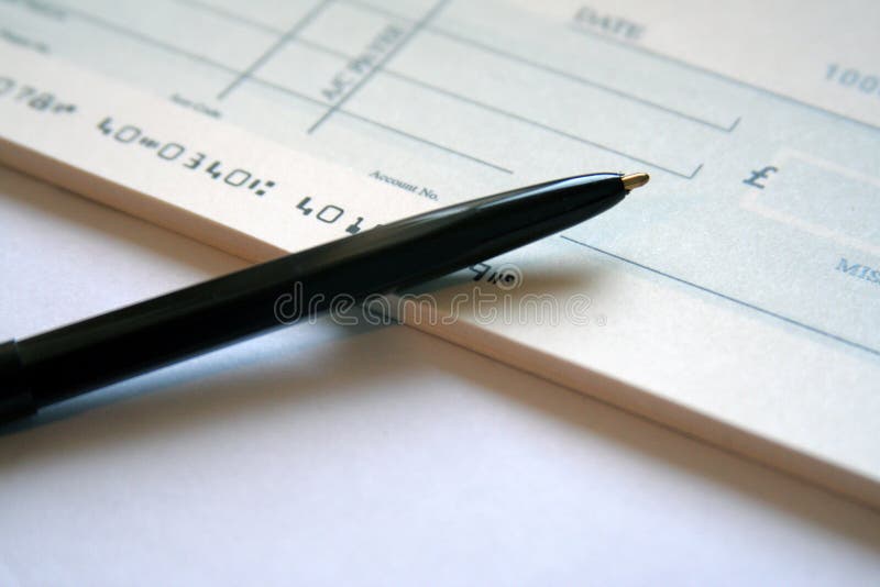 Check Writing stock photo. Image of accounting, payment - 4387848