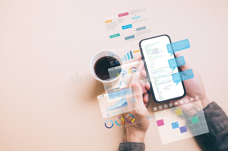 Writing Code for Design Workflow Guid Line on Smart Phone.business Plan ...