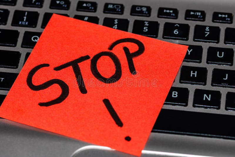 Writing on Colorful Sticky Note Stop. Text with Stop on Paper Stock ... Writing on Colorful Sticky Note Stop. Text with Stop on Paper Stock ...