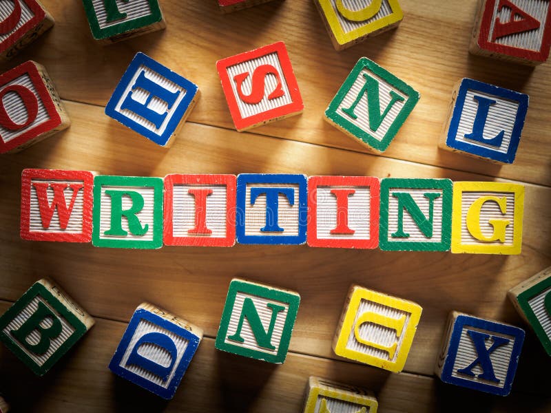 Writing stock image. Image of wood, colorful, author - 37660443