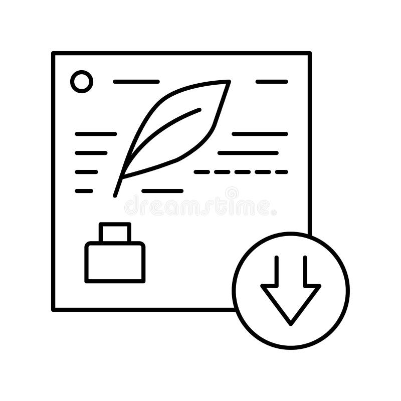 Description Writing Stock Illustrations – 882 Description Writing Stock ...