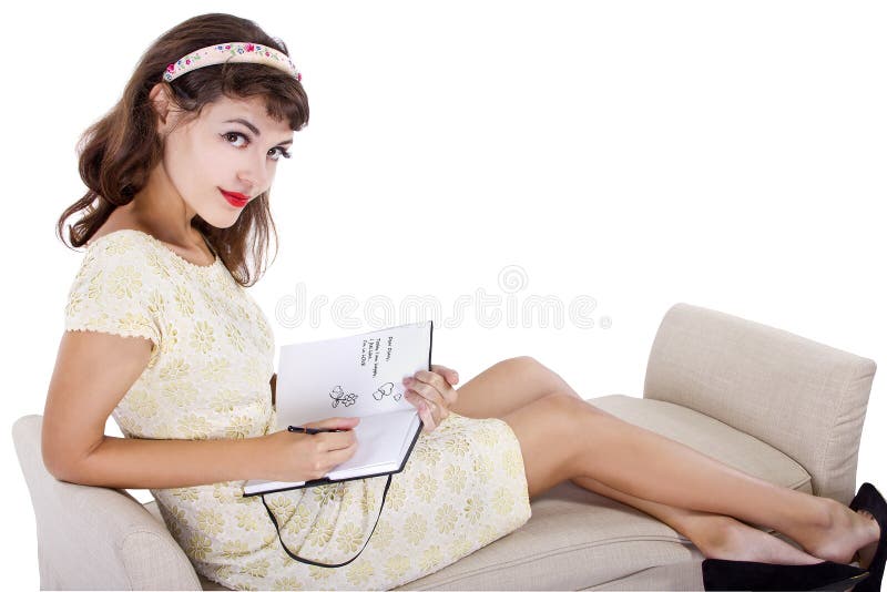 Writing on Diary stock image. Image of creative, drawing - 50667279