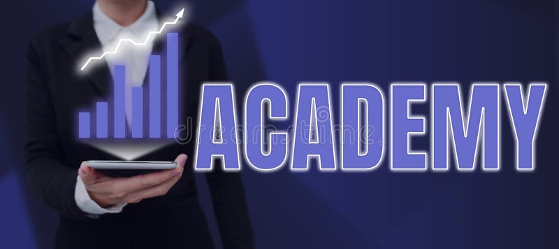 Writing Displaying Text Academy. Business Showcase Where Students Can ...