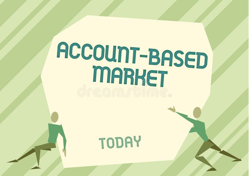 ABM - Account Based Marketing. Business Concept. Vector Stock ...