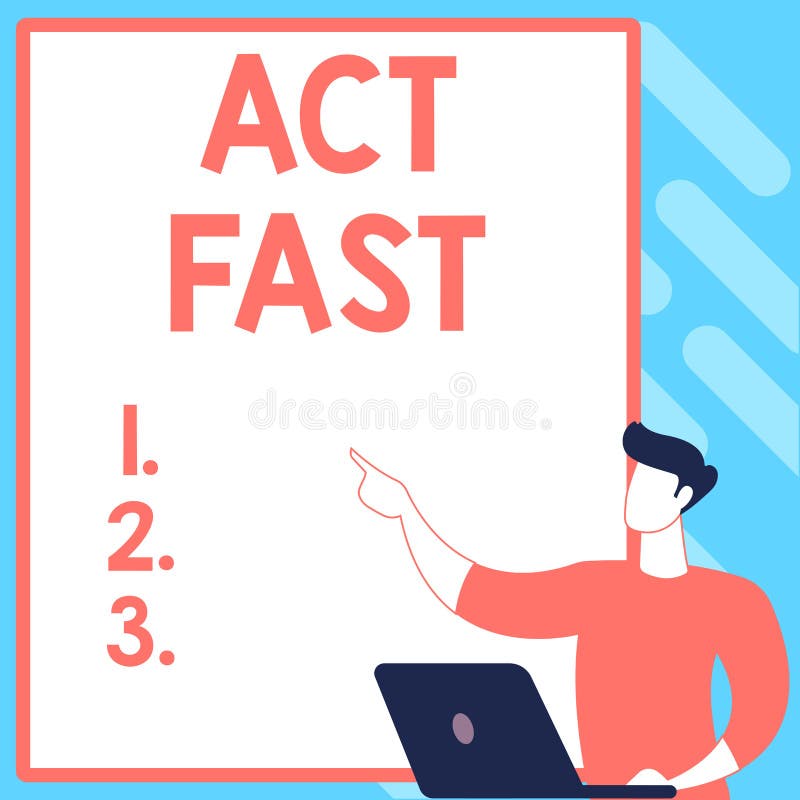 Handwriting Text Act Fast. Business Approach Voluntarily Move in the ...