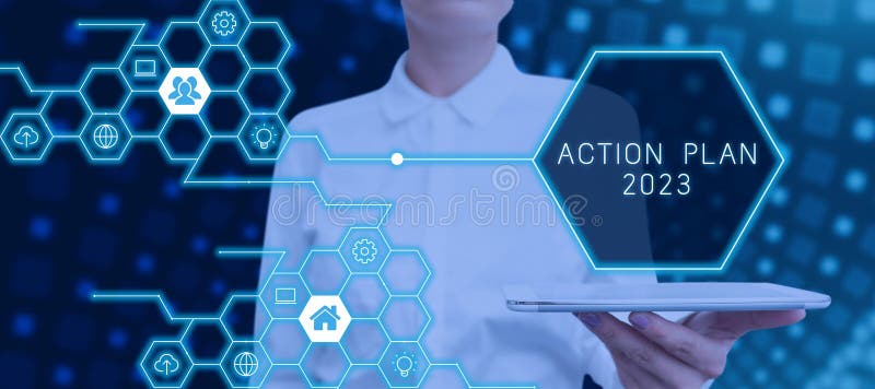 Hand Writing Sign Action Plan 2023to Do List Contain Number of Things ... Hand Writing Sign Action Plan 2023to Do List Contain Number of Things ...