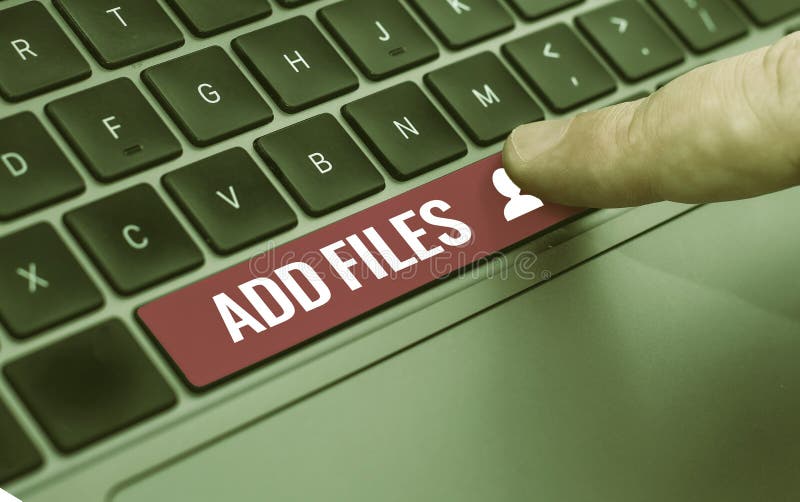 Text Caption Presenting Add Files. Business Overview To Put More ...
