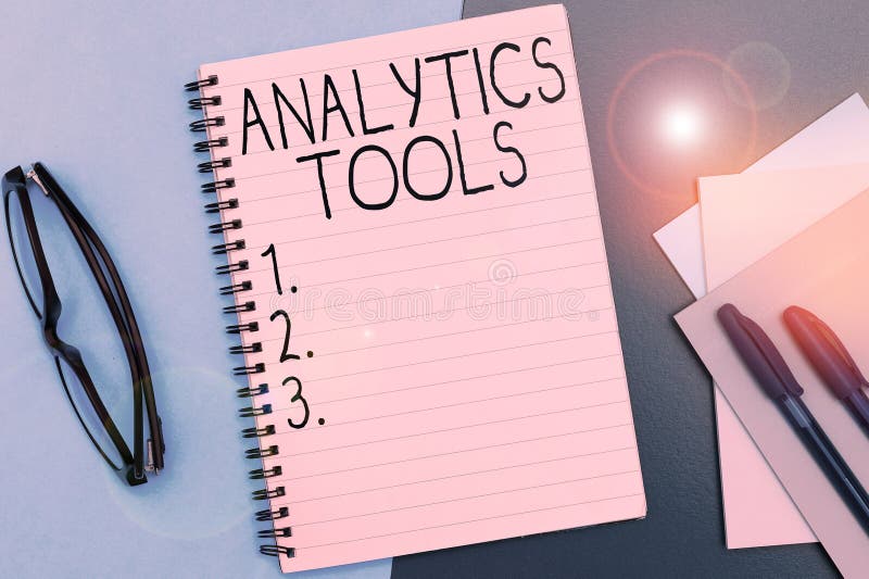 Sign Displaying Analytics Tools. Word Written on Pieces of Web ... Sign Displaying Analytics Tools. Word Written on Pieces of Web ...
