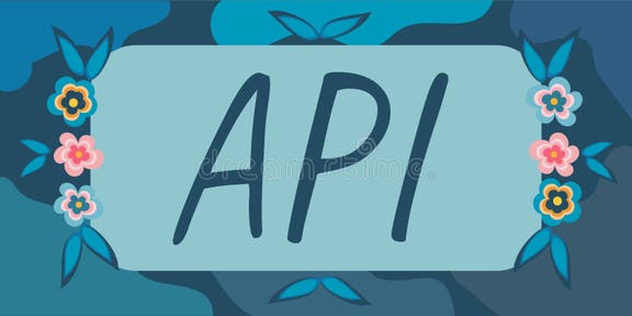 Writing Displaying Text Api. Conceptual Photo Set of Routines ...