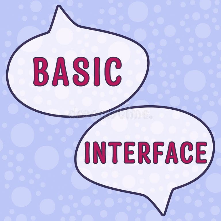 Writing Displaying Text Basic Interface. Internet Concept Boundary ...