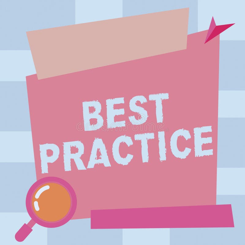 Text Showing Inspiration Best Practice. Concept Meaning Method ...