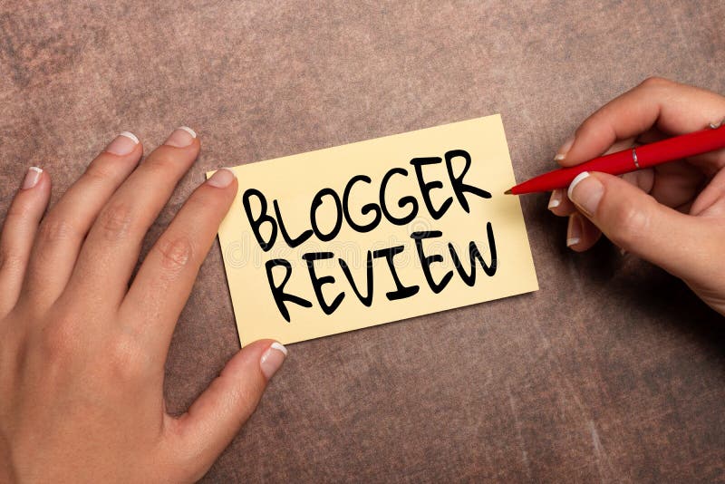 Handwriting Text Blogger Review. Business Showcase Making a Critical ...