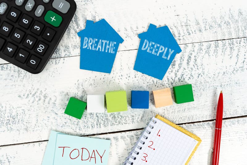 Writing Displaying Text Breathe Deeply. Word for To Take a Large Breath ... Writing Displaying Text Breathe Deeply. Word for To Take a Large Breath ...