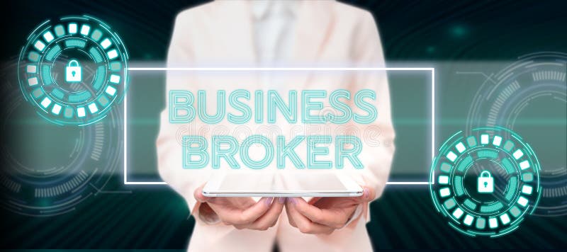 Writing Displaying Text Business Broker. Word Written on Publishing ...
