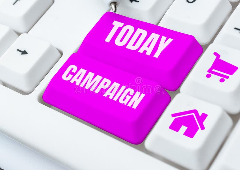 Writing Displaying Text Campaign. Word for Organized Course of Action ... Writing Displaying Text Campaign. Word for Organized Course of Action ...