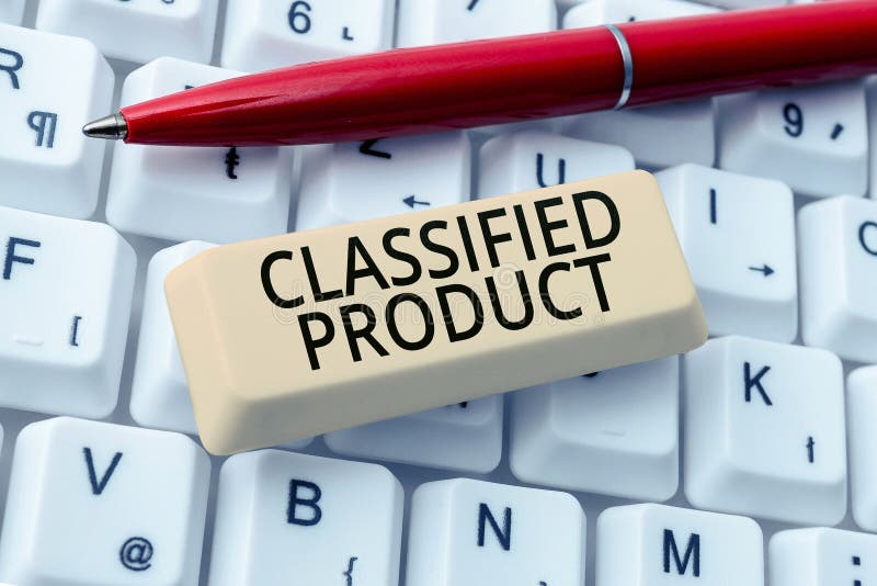 Writing Displaying Text Classified Product. Internet Concept Sensitive ... Writing Displaying Text Classified Product. Internet Concept Sensitive ...
