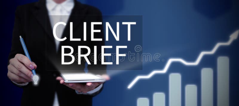 Writing Displaying Text Client Brief. Word Written on the Document ... Writing Displaying Text Client Brief. Word Written on the Document ...