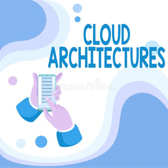 Writing Displaying Text Cloud Architectures. Business Idea Various Engineered Databases ...