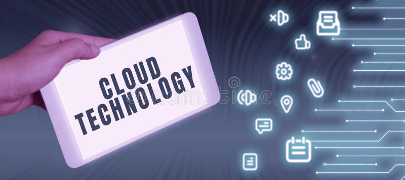 Inspiration Showing Sign Cloud Technologystoring and Accessing Data and Programs Over Internet ...