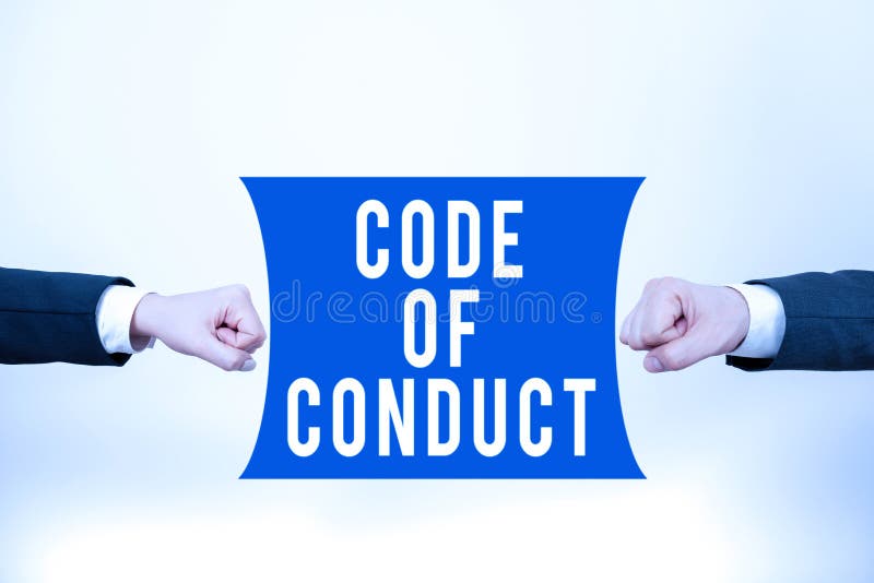 Writing Displaying Text Code of Conduct. Conceptual Photo Set of ... Writing Displaying Text Code of Conduct. Conceptual Photo Set of ...