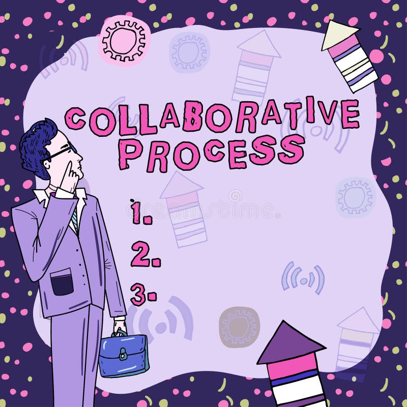 Writing Displaying Text Collaborative Process. Business Idea People and ... Writing Displaying Text Collaborative Process. Business Idea People and ...