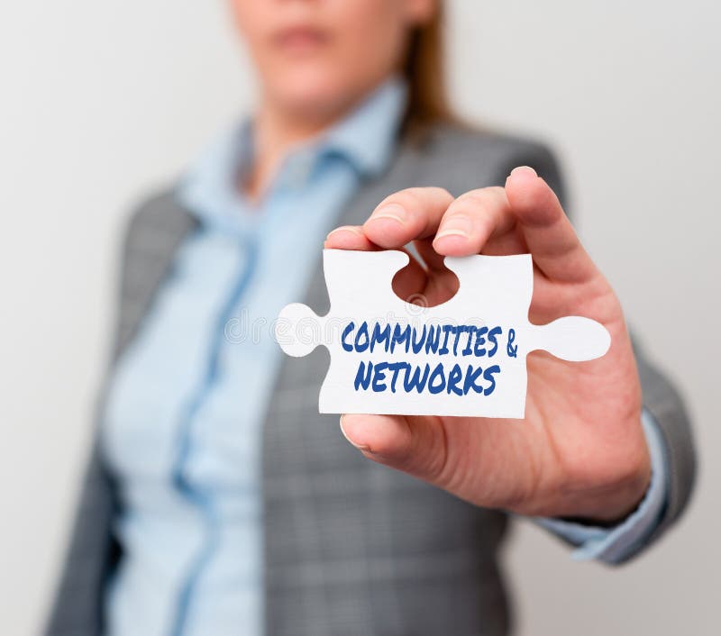 Writing Displaying Text Communities And Networks Business Overview Collaboration Of Learnings