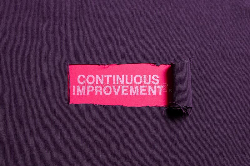 Text Sign Showing Continuous Improvement. Business Showcase Making ... Text Sign Showing Continuous Improvement. Business Showcase Making ...