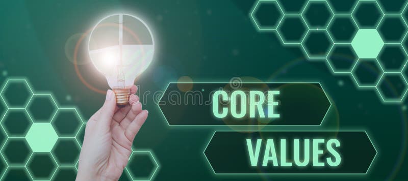 Writing Displaying Text Core Values. Business Concept Principles Which ... Writing Displaying Text Core Values. Business Concept Principles Which ...