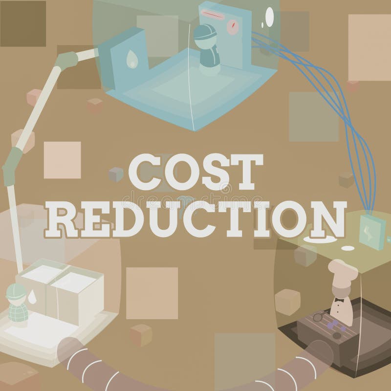 Text Showing Inspiration Cost Reduction. Business Approach Process of ... Text Showing Inspiration Cost Reduction. Business Approach Process of ...