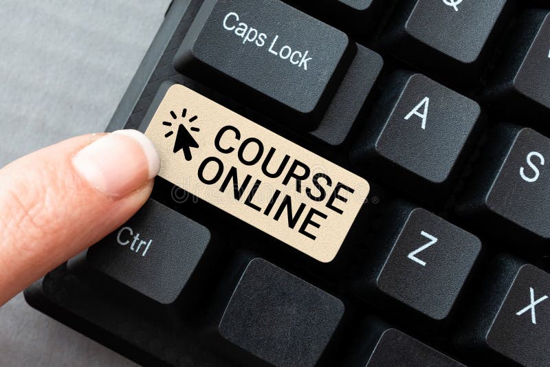 Writing Displaying Text Course Online. Conceptual Photo ELearning ...