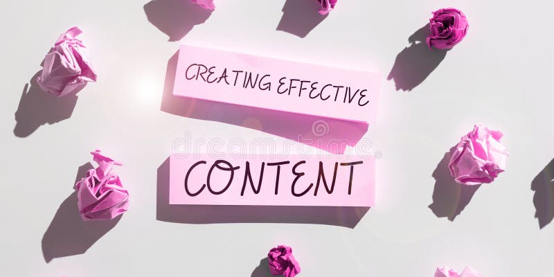 Hand Writing Sign Creating Effective Content. Business Approach ... Hand Writing Sign Creating Effective Content. Business Approach ...
