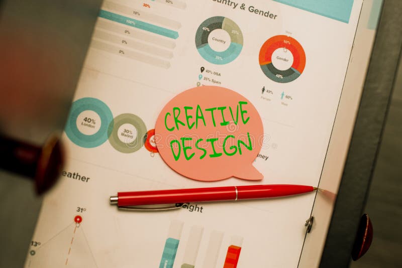 Writing Displaying Text Creative Design. Internet Concept Subset of ...