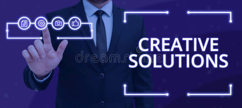 Inspiration Showing Sign Creative SolutionsOriginal and Unique Approach ...