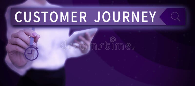 Writing Displaying Text Customer Journey. Word Written on Complete ... Writing Displaying Text Customer Journey. Word Written on Complete ...