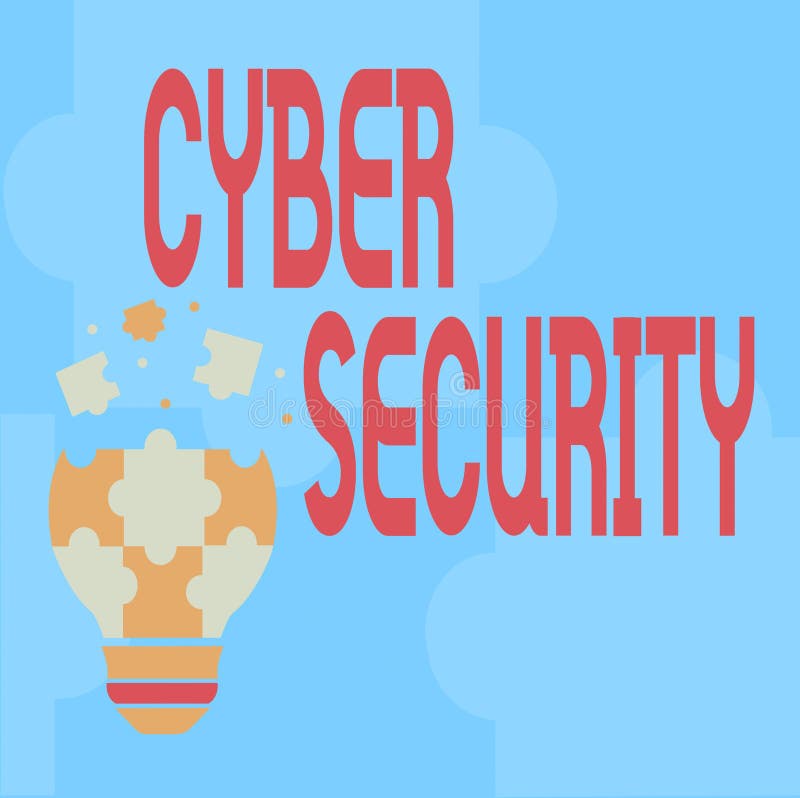 Inspiration Showing Sign Cyber Security Concept Meaning Protect A Computer System Against