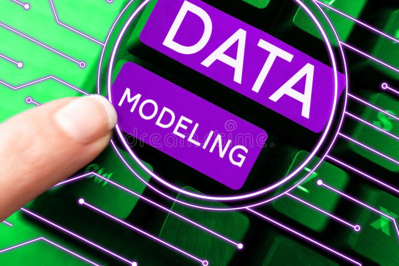Writing Displaying Text Data Modeling. Word for Process of Transferring ...