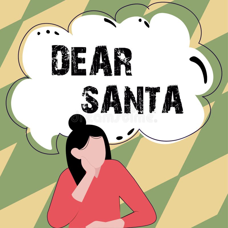 Writing Displaying Text Dear Santa. Business Showcase Letter Intended ... Writing Displaying Text Dear Santa. Business Showcase Letter Intended ...